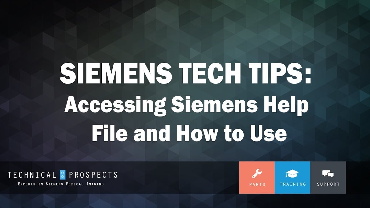 Accessing Siemens Help File and How to Use - DirectMed Imaging